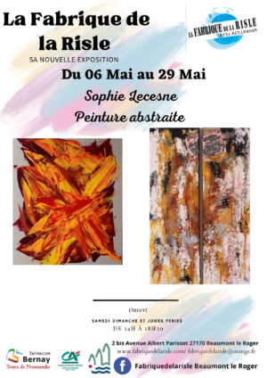 Exposition peinture à la Fabrique de la Risle - Mairie de Beaumont Le Roger